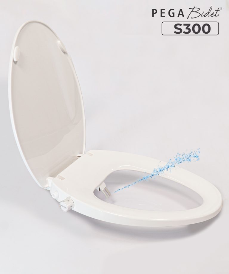Pega Bidet® S300 Toilet Seat Non Electric Dual Nozzles Pega Bidet
